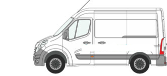 Renault Master 2010 Onwards Rhino Roof Racks