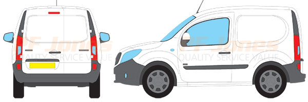 Mercedes Citan Compact L1 H1 Rhino Roof Racks