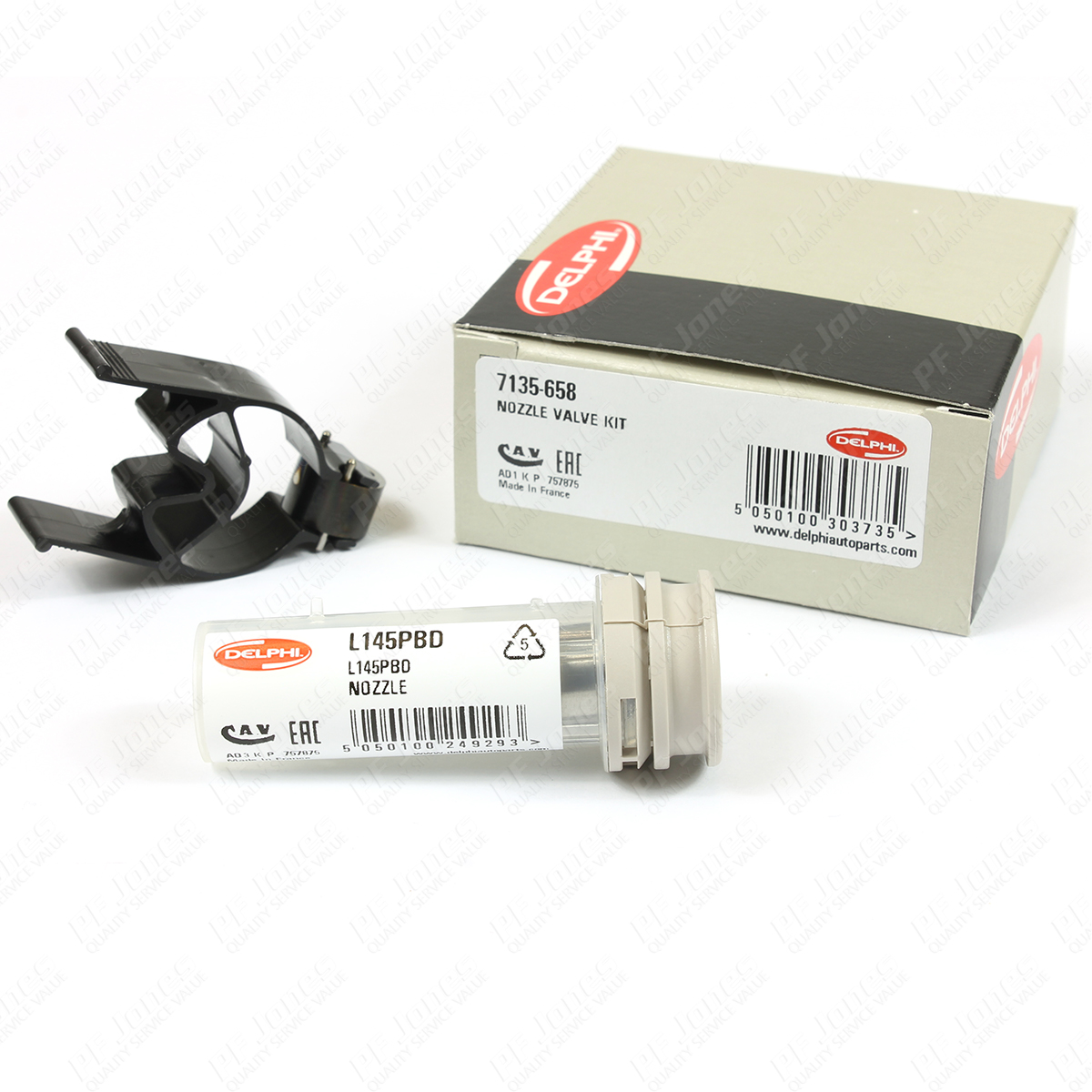 Delphi New Injector Repair Parts Nozzle Valve Kit 7135-658