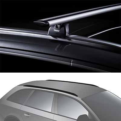 BMW 5 Series Touring 5 door Estate 10 onwards Flush Rails Thule Roof Bars