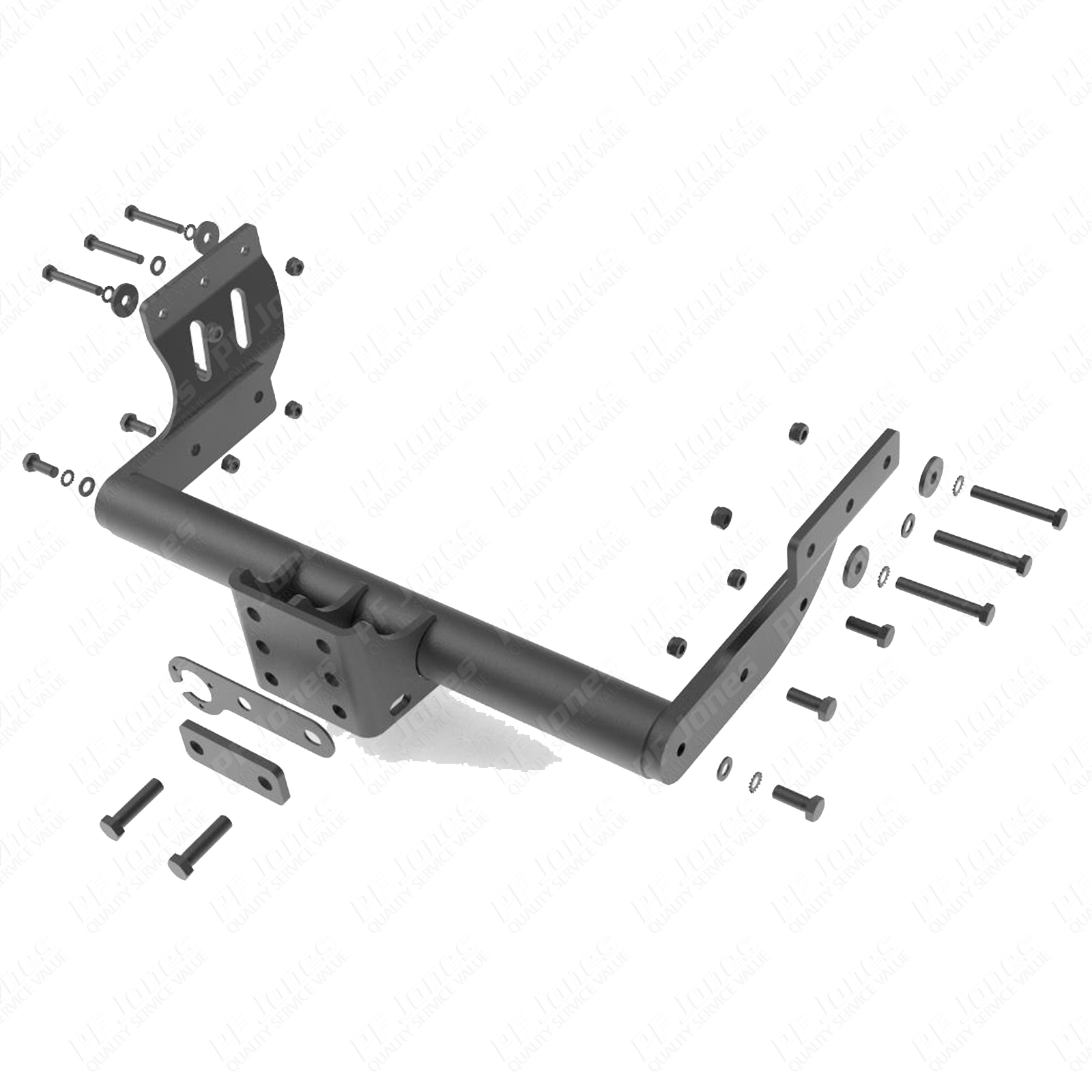 Ford Transit Van 2011-2014 PF Jones Fixed Flange Towbar Step style bumper