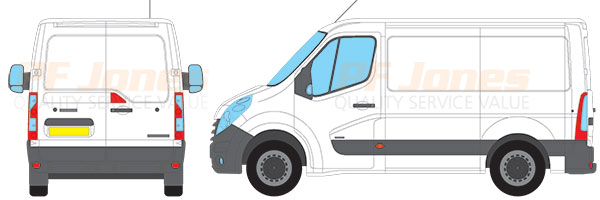 Renault Master Short Wheel Base L1 Low Roof H1 2010 Onwards Rhino Roof ...