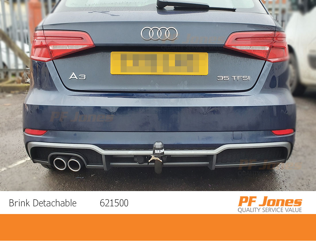 Audi A3 Sportback 8VA 07 2016 2020 Brink Detachable Tow Bar