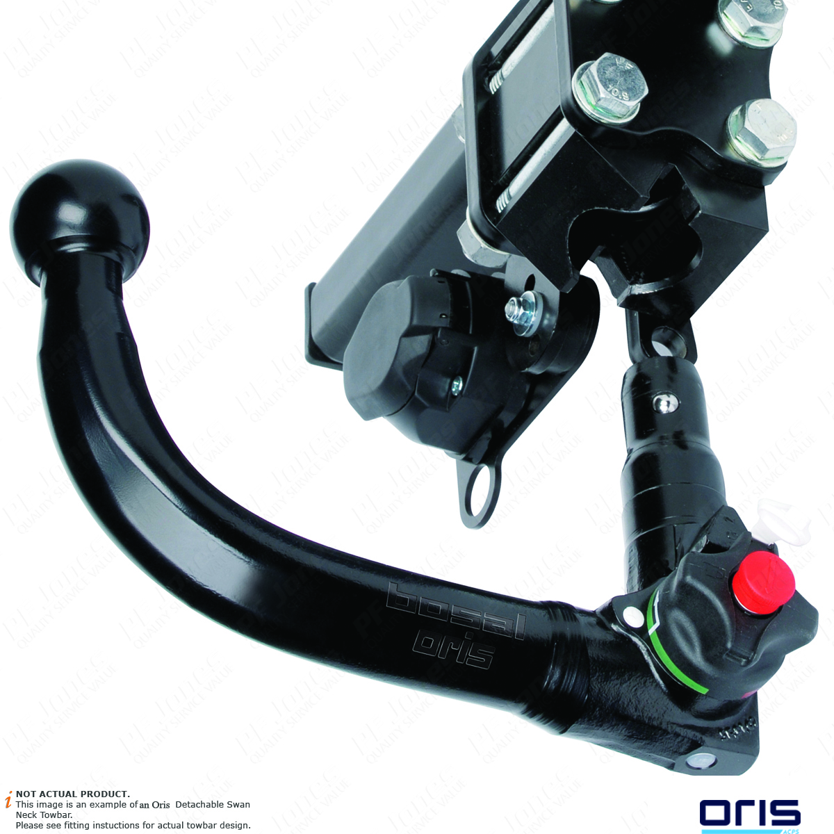 Mercedes V Class W447 2014 Onwards Oris Detachable Towbar