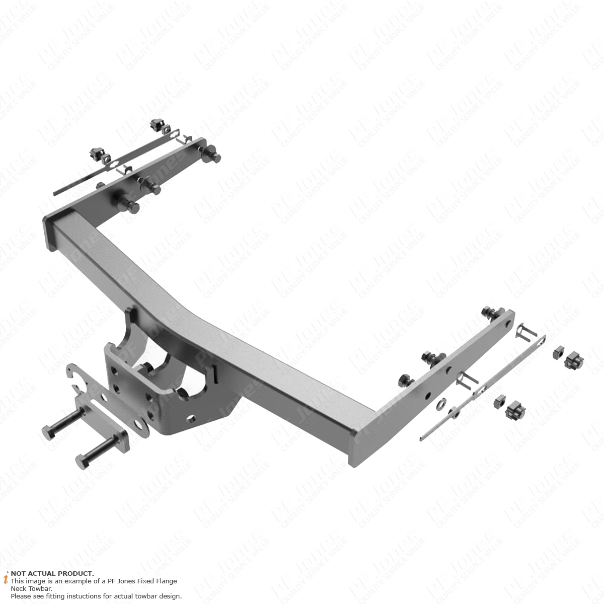 Volkswagen Transporter Van T5 2009-2015 PF Jones Flange Towbar