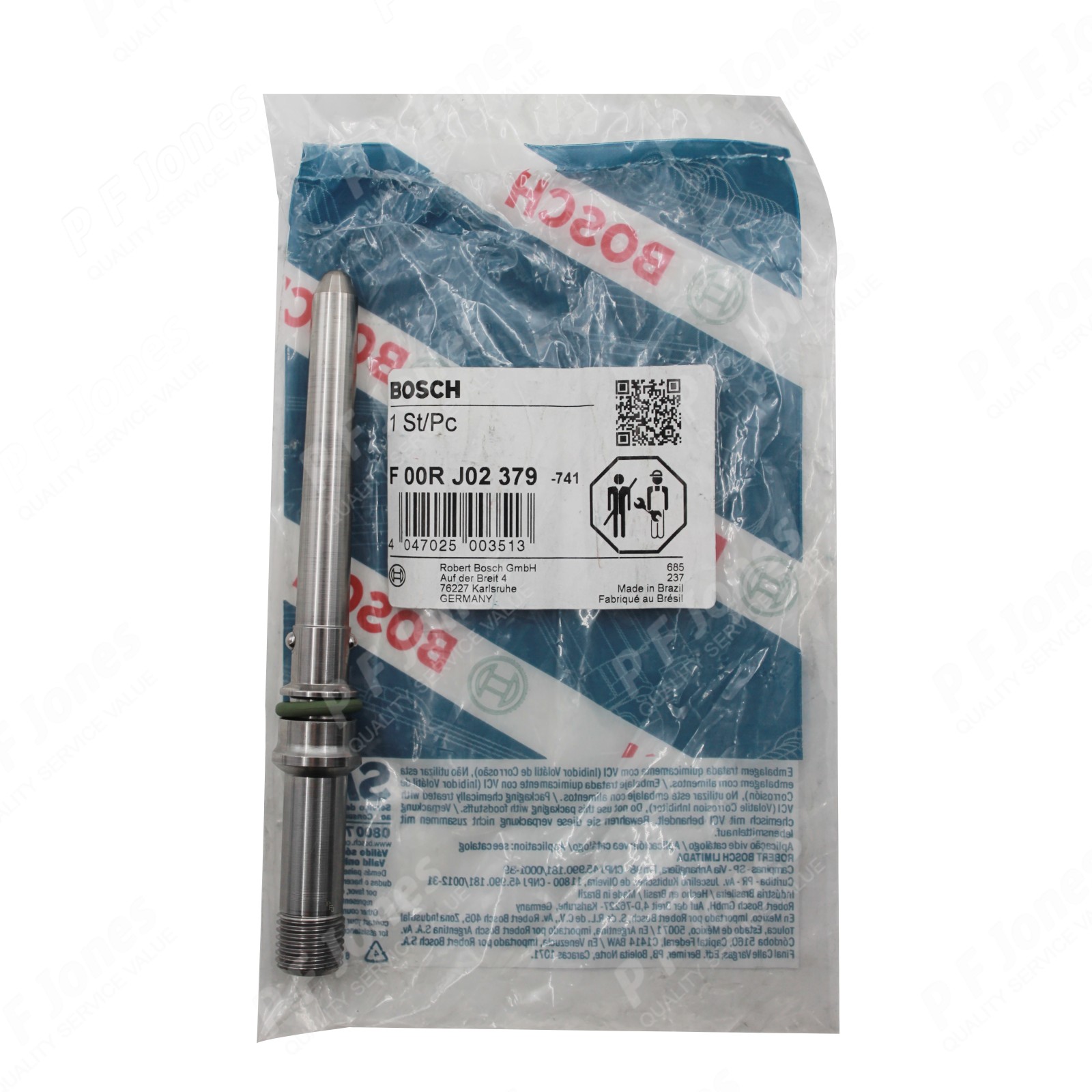 Bosch Injector Inlet Connector F00RJ02379
