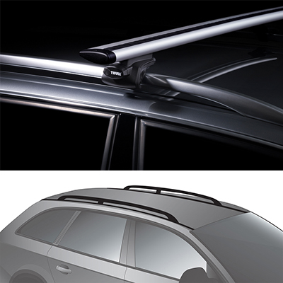 Chevrolet Captiva 5 door SUV 06 onwards Roof Railing Thule Roof Bars