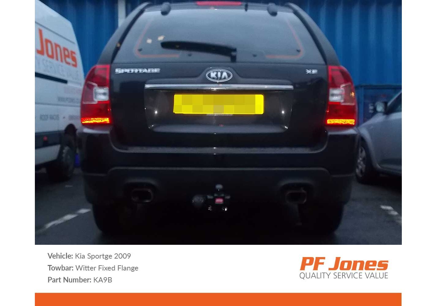 Kia Sportage ATV/SUV 2004-2010 Witter Flange Towbar