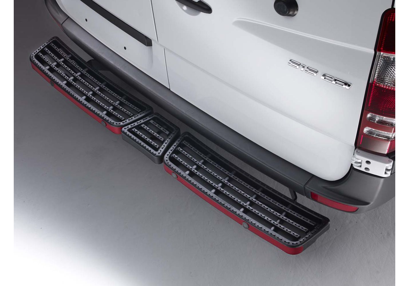 Mercedes Sprinter 2018 Onwards (MWB Twin Rear Wheel) Triple Access Step ...