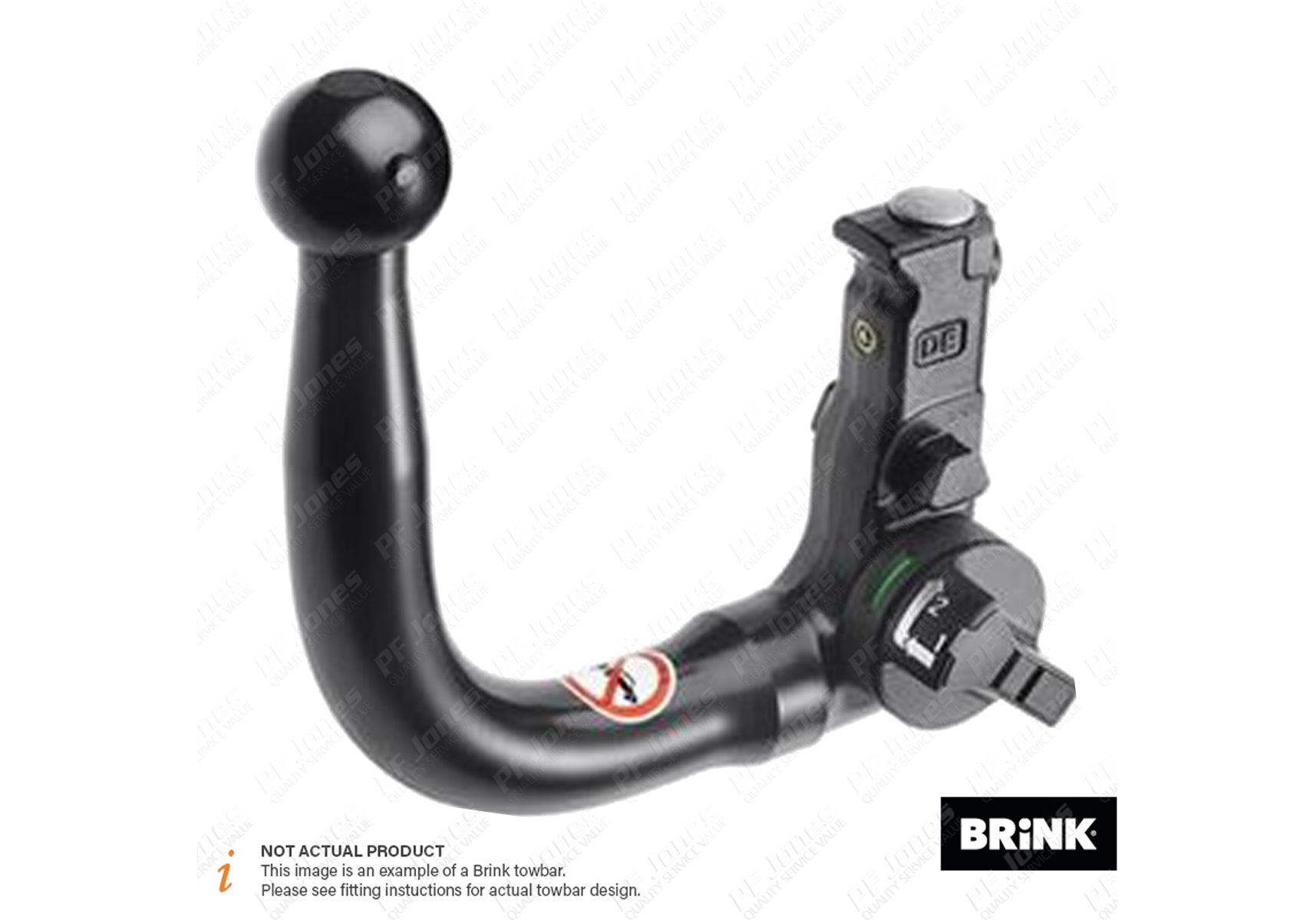 Peugeot e-308 SW 2023 Onwards Brink Detachable BIKE CARRIER ONLY Towbar